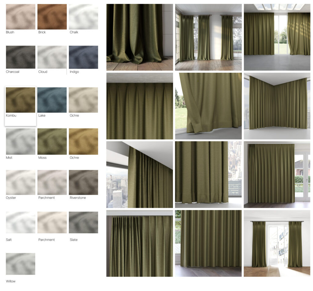 Fabric Visualiser - Blinds on Location
